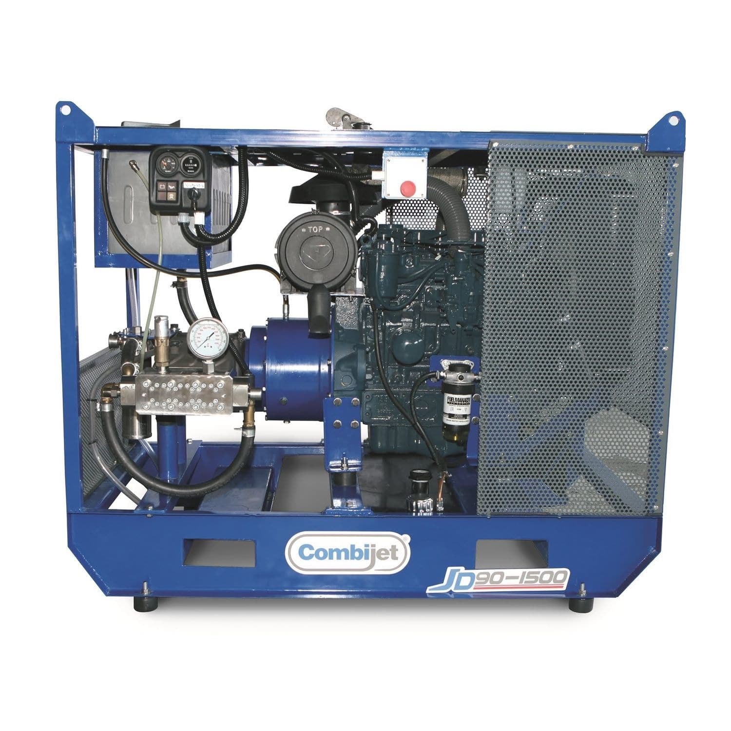 Shipyard high-pressure cleaner - JD90-1500/55 - Combijet - skid-mounted ...