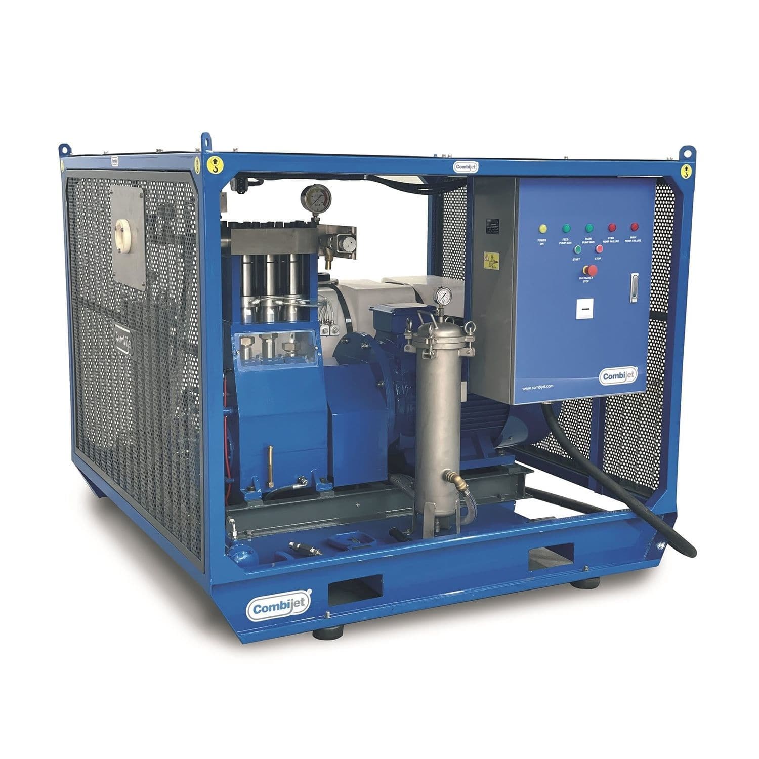 Shipyard high-pressure cleaner - JE80-1000/65 - Combijet - skid-mounted ...