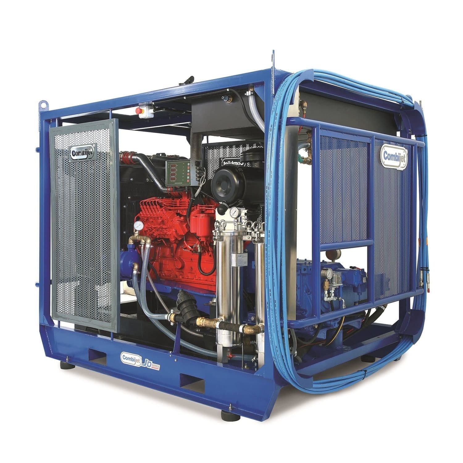 Shipyard high-pressure cleaner - JD90-2500/40 - Combijet - skid-mounted ...