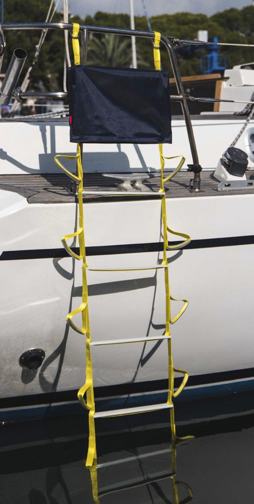 Boat ladder - 6005 - LA BOUTIQUE SEA TECH & FUN - folding / adjustable ...