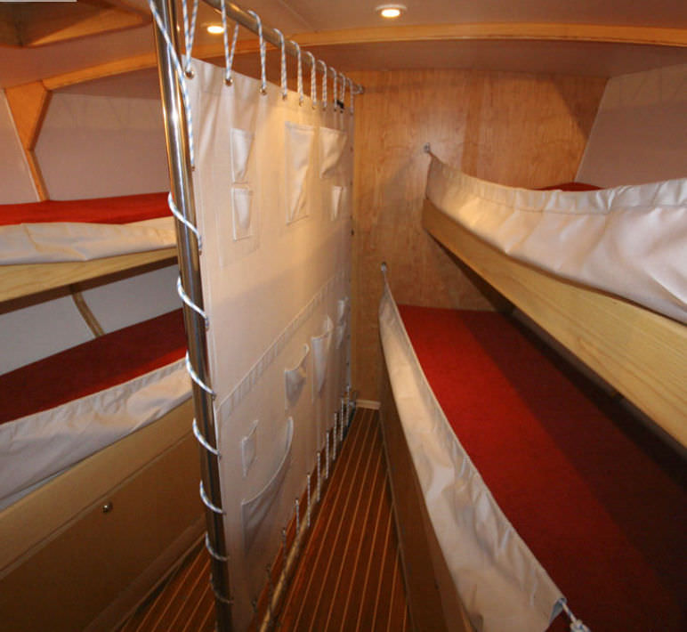 Ocean cruising sailing yacht - 55 - Boréal - open transom / aluminum ...