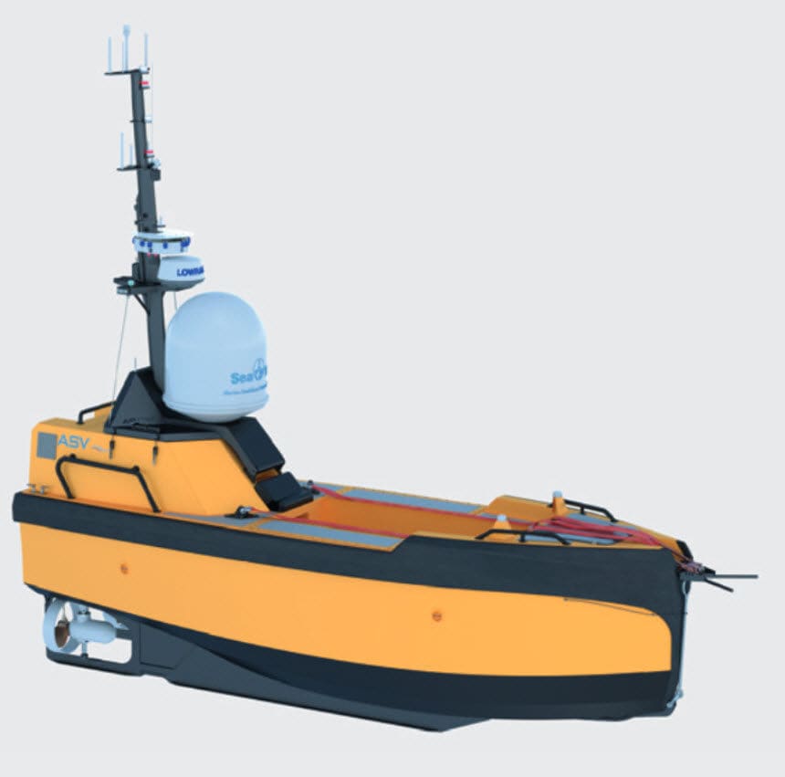 Oceanographic survey autonomous surface vehicle - C-Worker 7 ...
