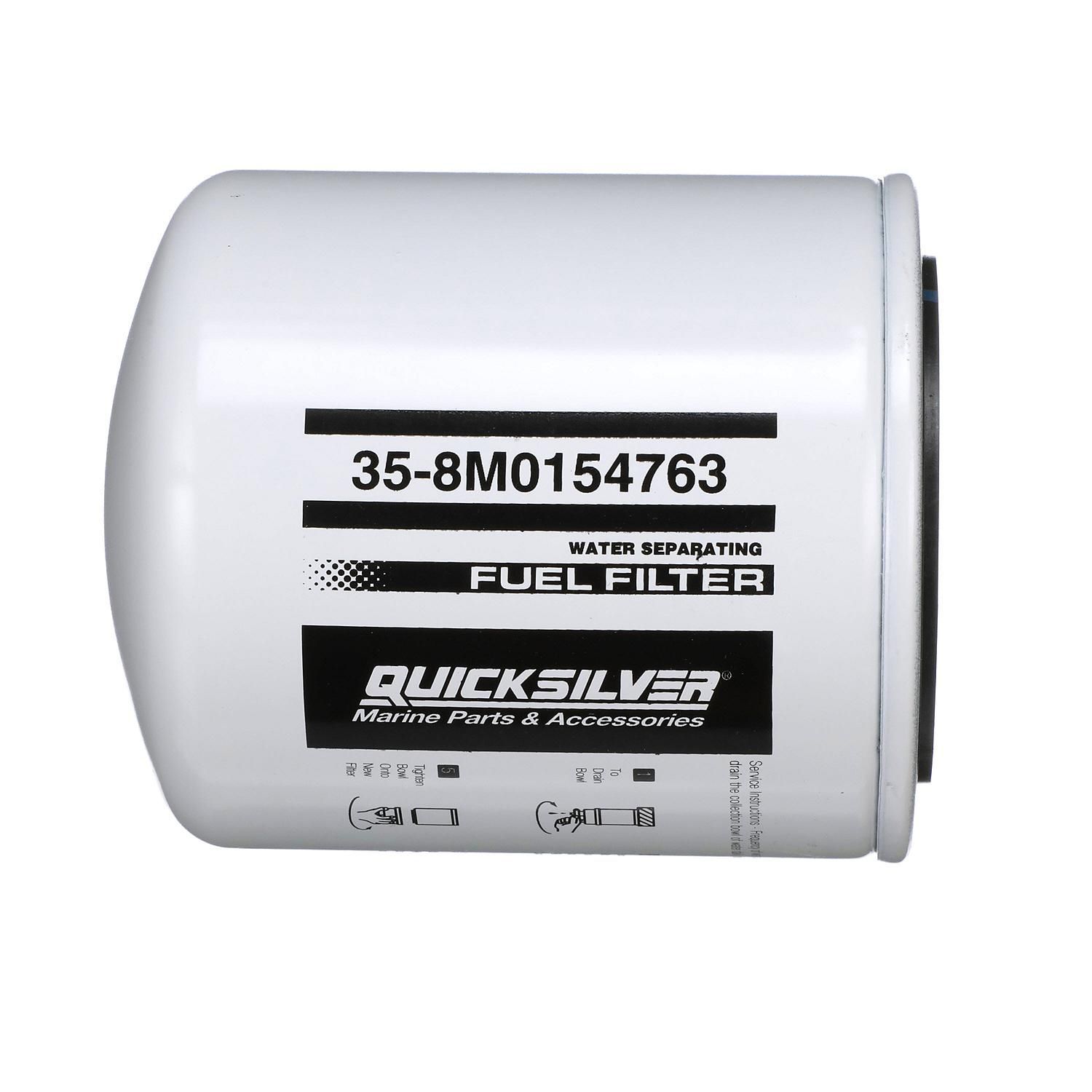 Fuel/water separator filter - 8M0154763 - Quicksilver - for boat / motor