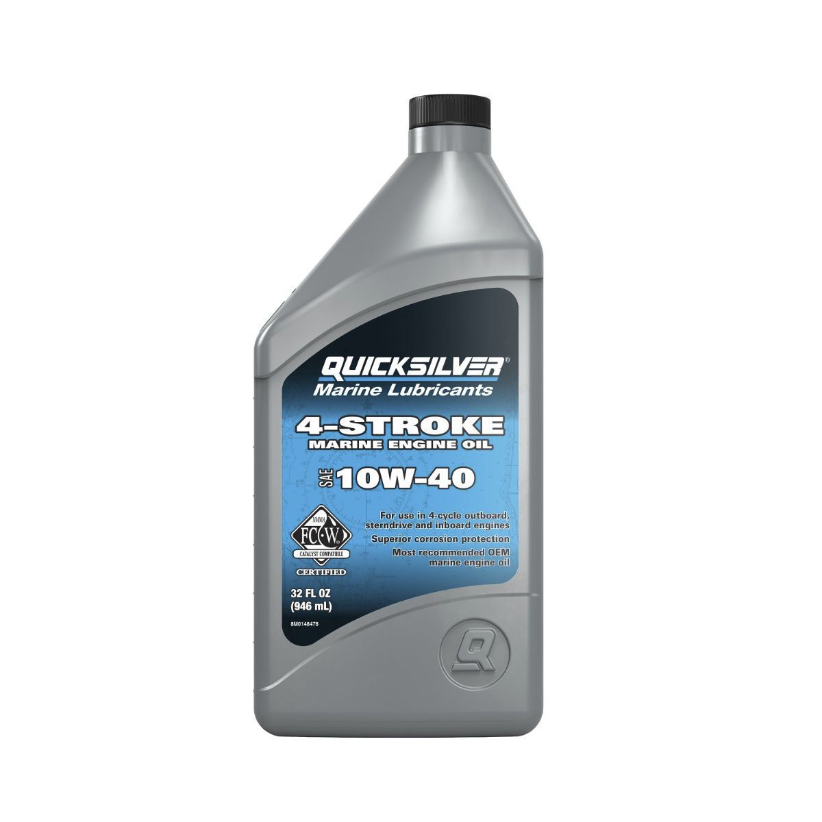 Motor oil - 10W-40 - Quicksilver - stern / marine
