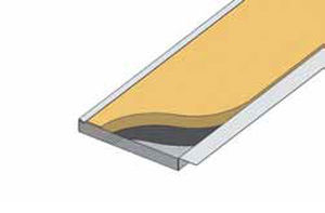 Ship ceiling panel - DCC 200/300 - DAMPA ApS - soundproofing