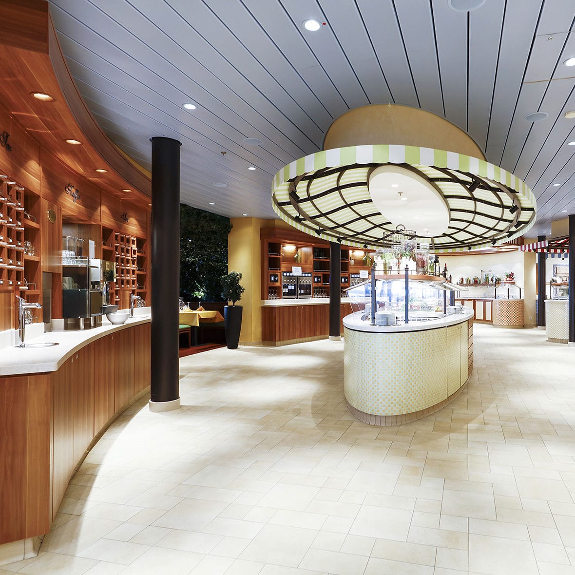 Ship ceiling panel - INTERVAL 190/10 - DAMPA ApS - aluminum