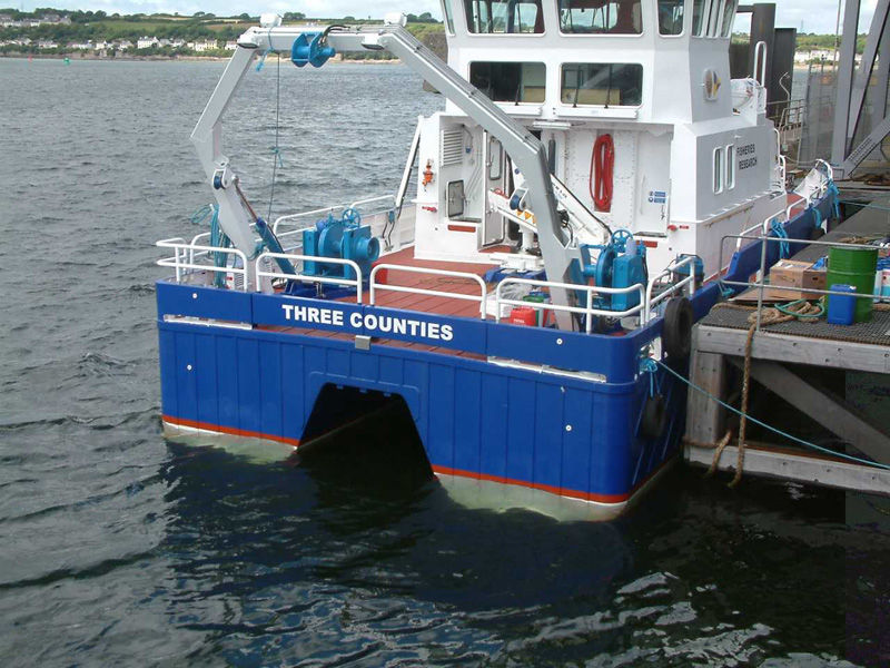 Ship lifting A-frame for ships - North Sea Winches