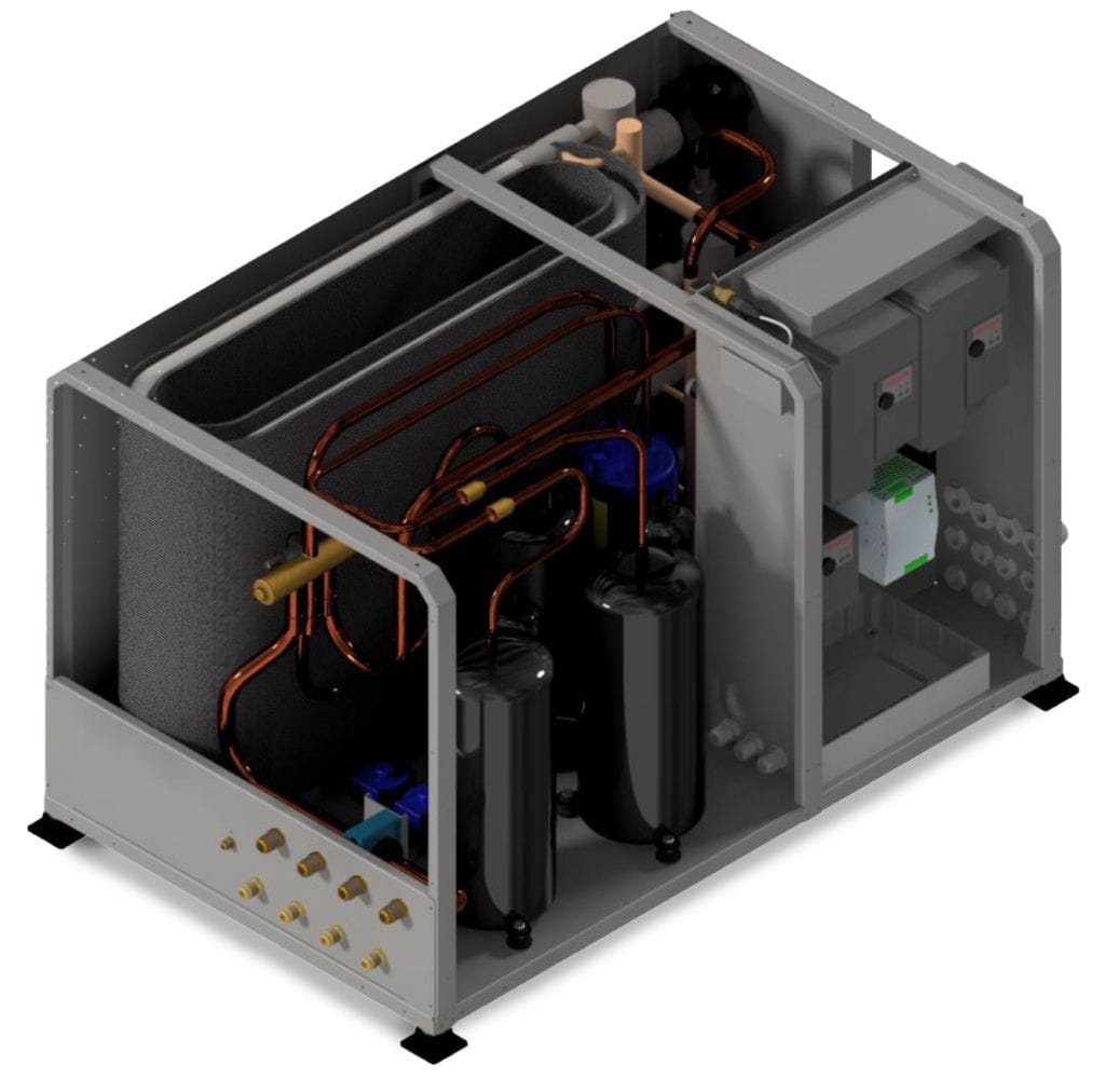 Ship compressor - VRT80X2 - Termodinamica - air / rotary vane / stationary