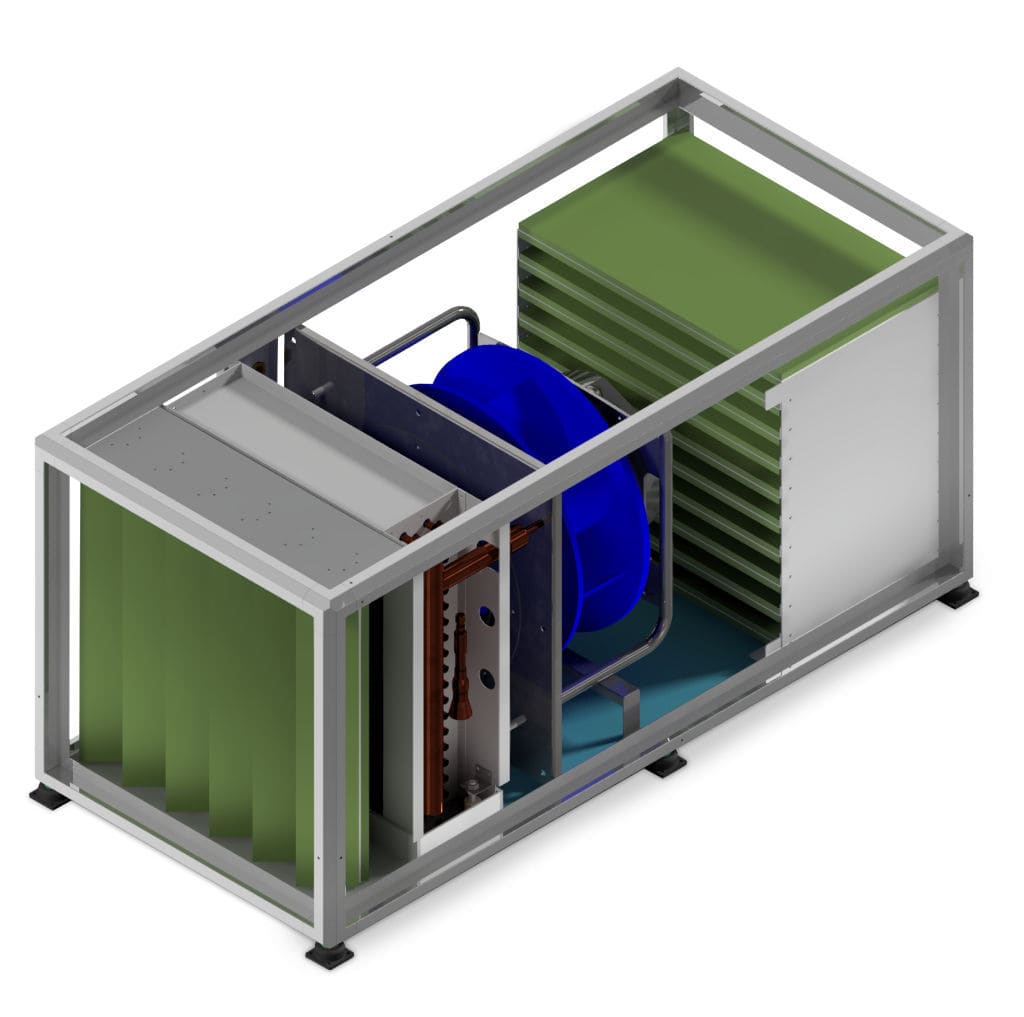 Ship air conditioning system - AHU 3000T - Termodinamica - monobloc