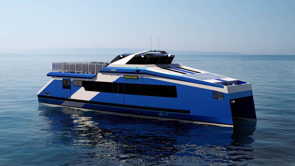 Catamaran passenger ferry - 3000 - 2400 H2 - ARESA SHIPYARD - aluminum ...