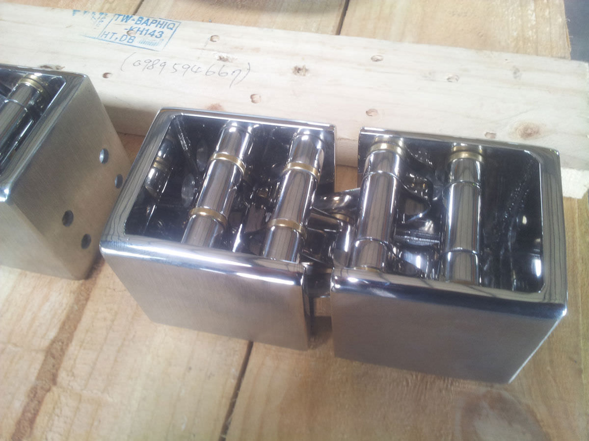 Boat hinge - Ocean Group - articulated / stainless steel