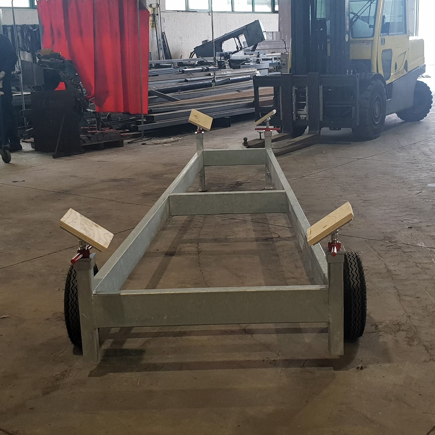 Handling trailer - CARM - Naval Tecno Sud - for boat