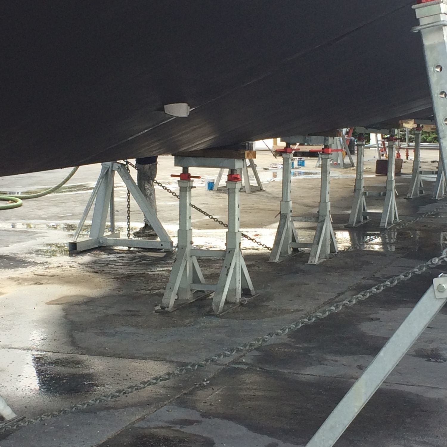 Motor boat stand - TAR2T 40 h. 10/15 - Naval Tecno Sud - adjustable ...