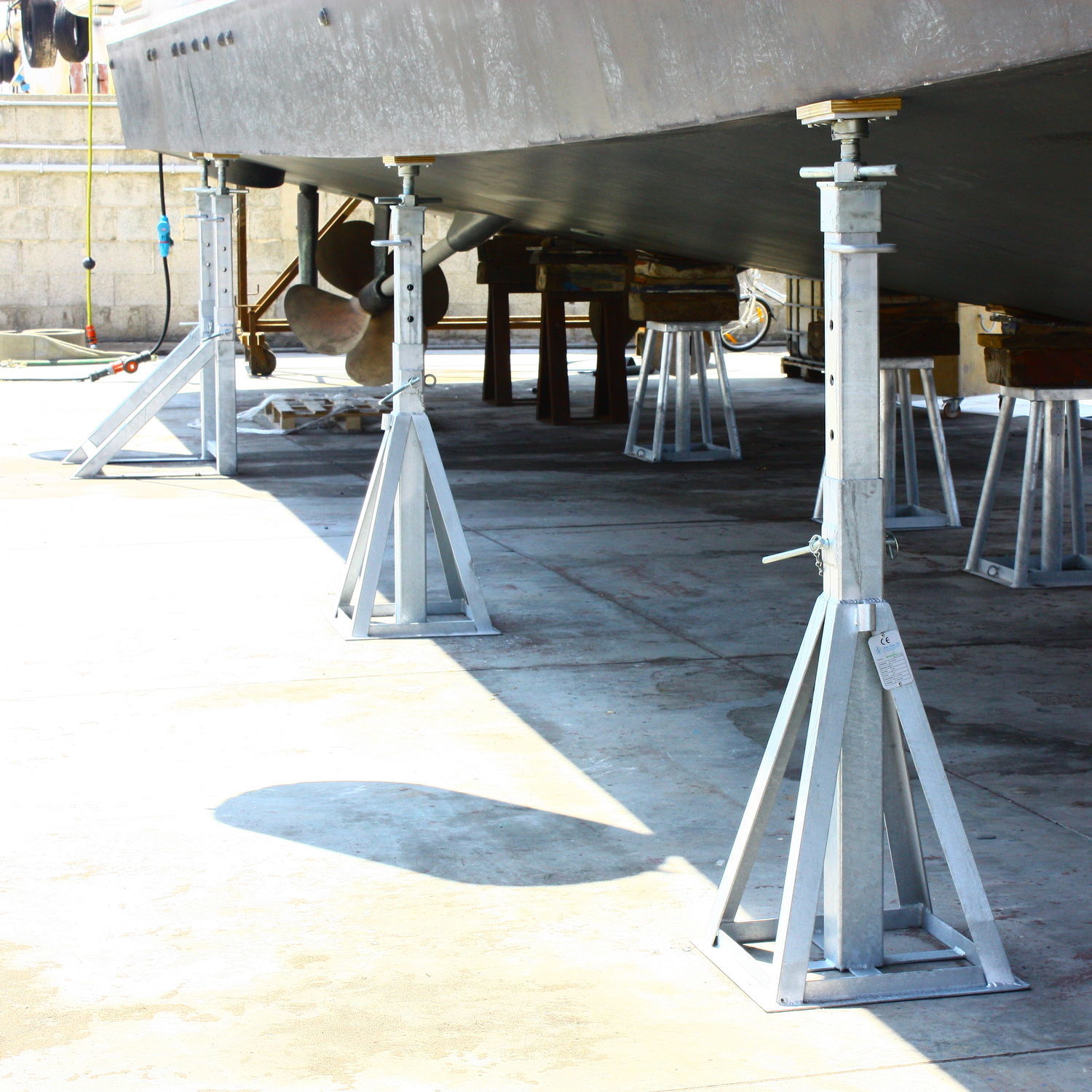 Boat leg - CV Ton.30 o Ton.50 h. 18/30 - Naval Tecno Sud - adjustable ...