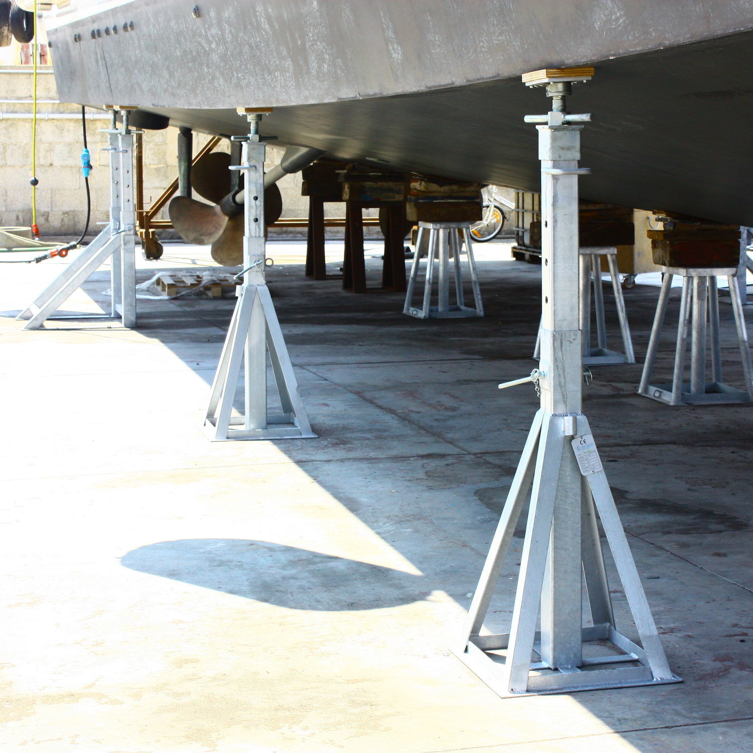 Boat leg - CV Ton.30 o Ton.50 h. 20/32 - Naval Tecno Sud - adjustable ...