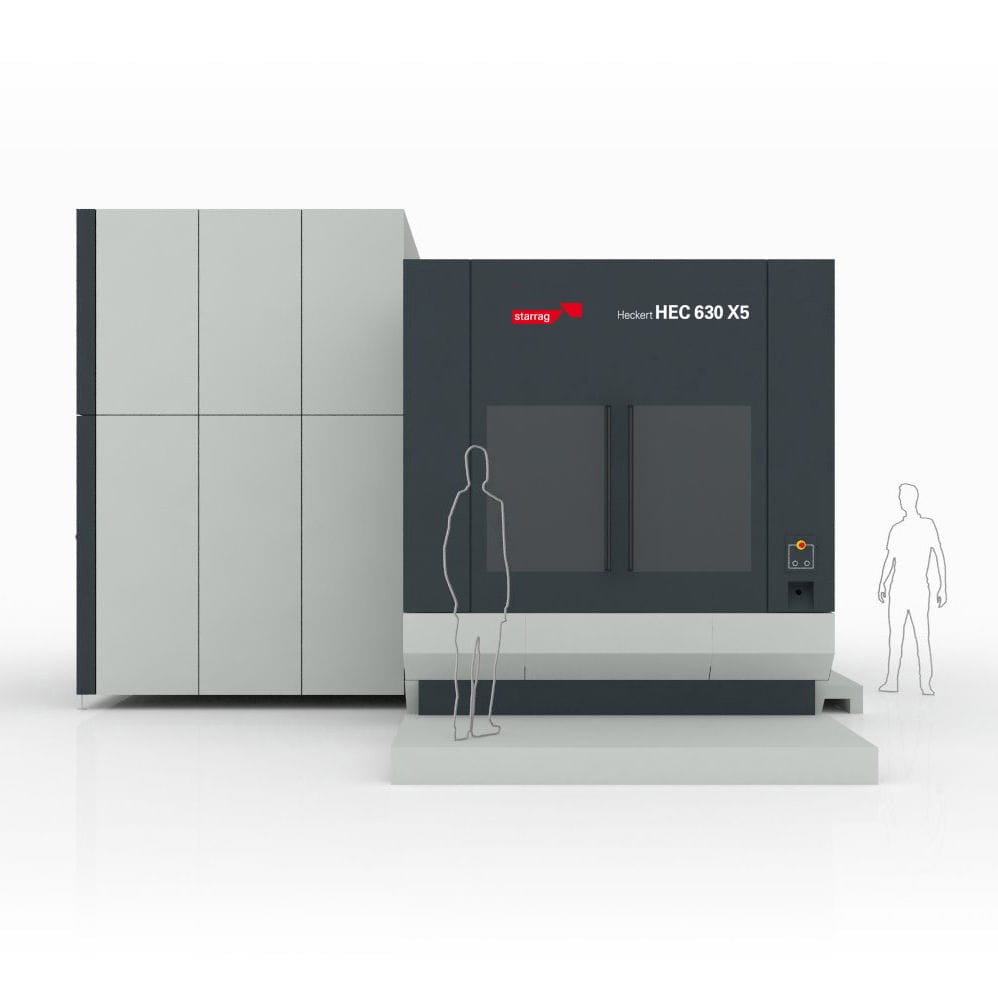 NC machining center - Heckert HEC 630 X5 - Starrag - 5-axis ...