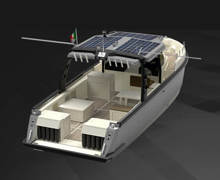 Electro solar express cruiser - EC 30 FISHING - ETHOS - hybrid / open ...