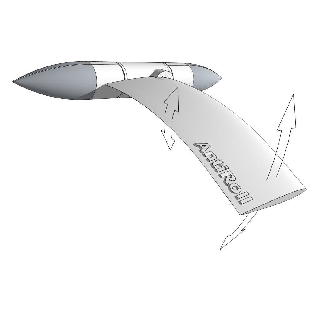 Fin stabilizer - AntiRoll® - DMS HOLLAND - for superyachts