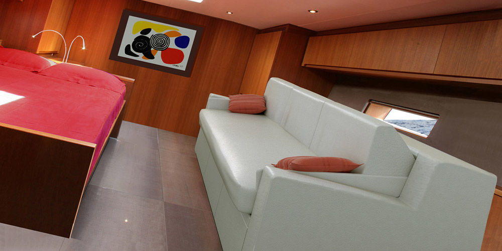 Stabilized bed - AERO - Balance Srl - single / double / for boats