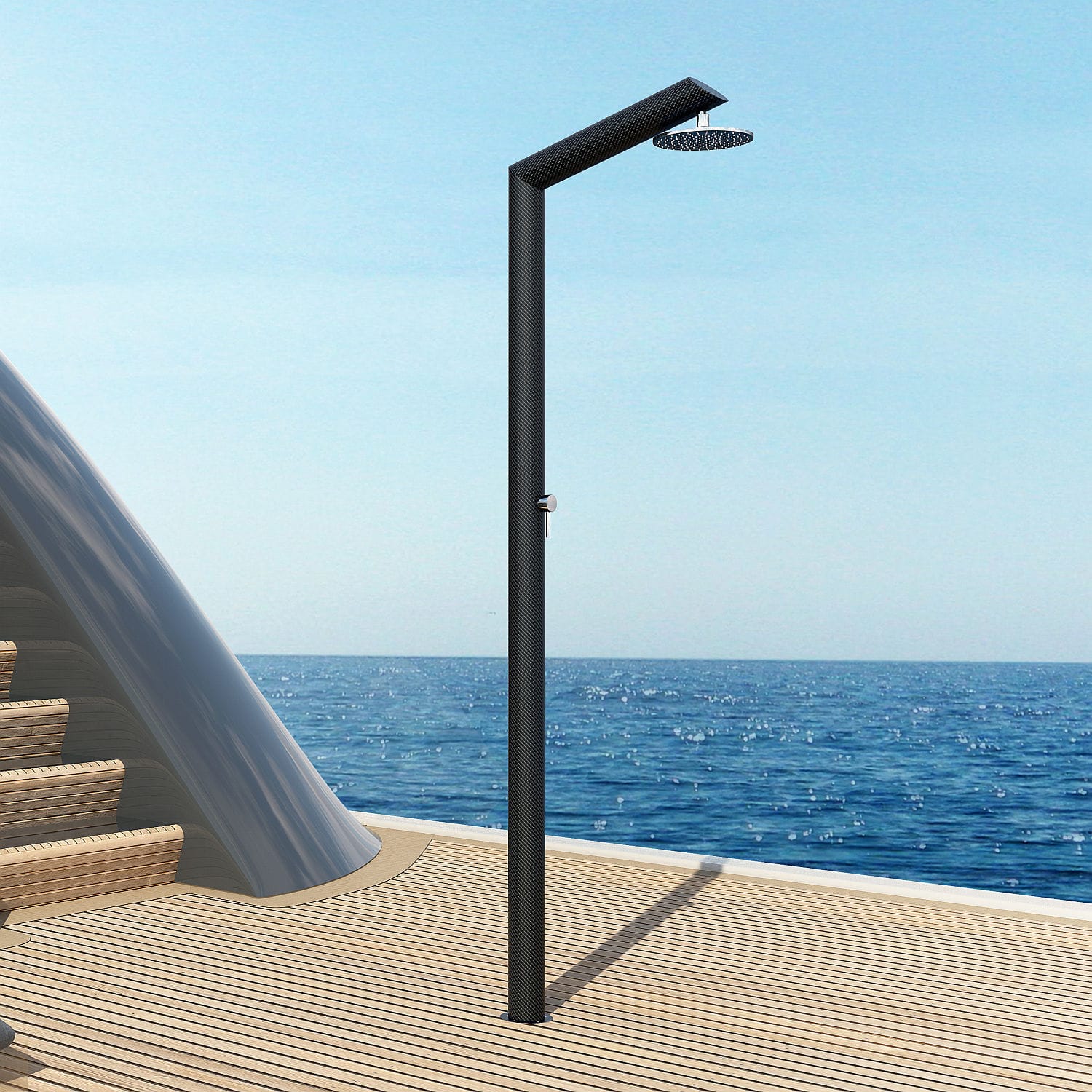 Yacht shower - FULL CARBON SB BC M - Inoxstyle - carbon / for docks ...