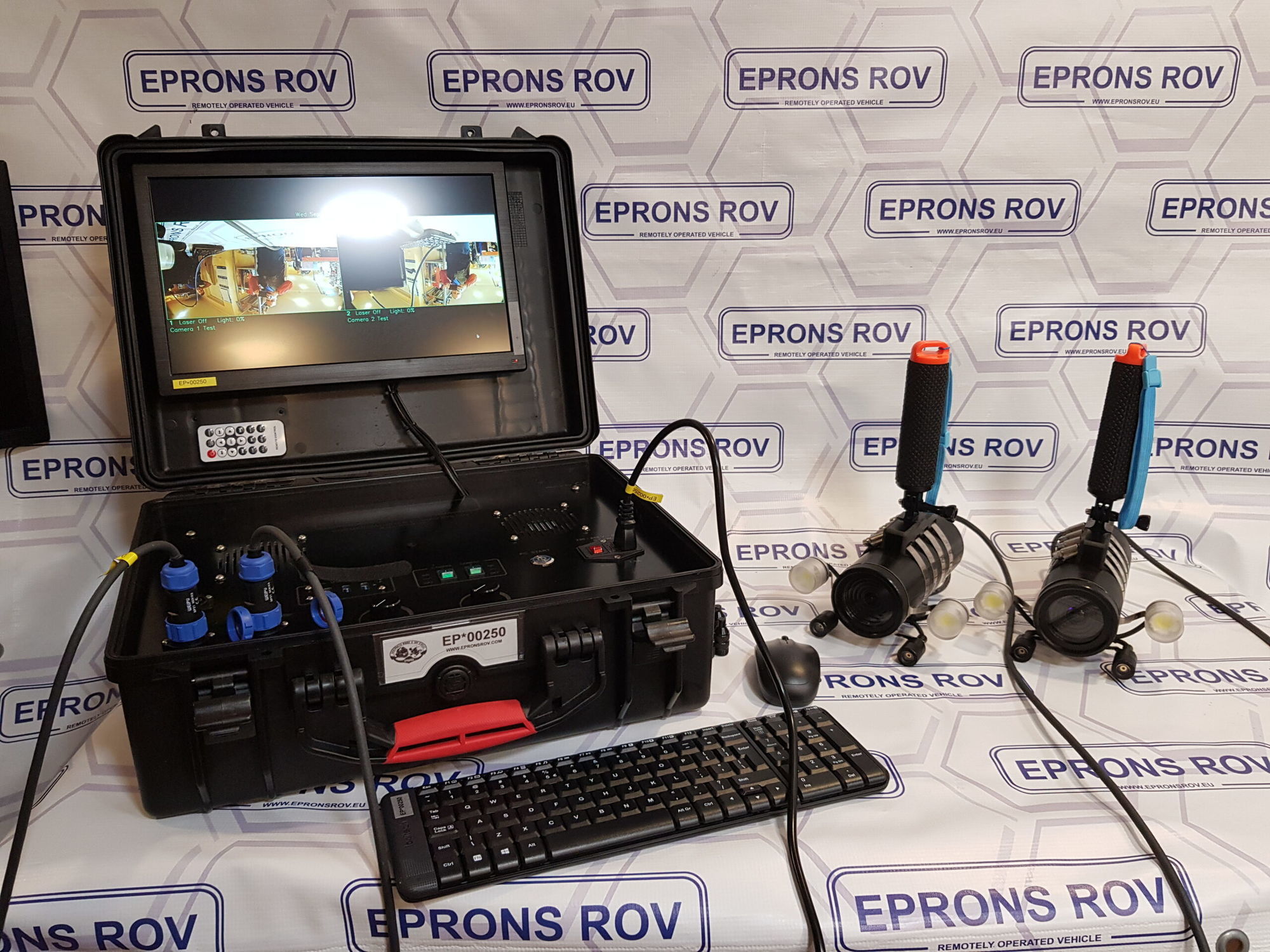 Underwater video camera system - EPRONS ROV - inspection / ROV/AUV ...