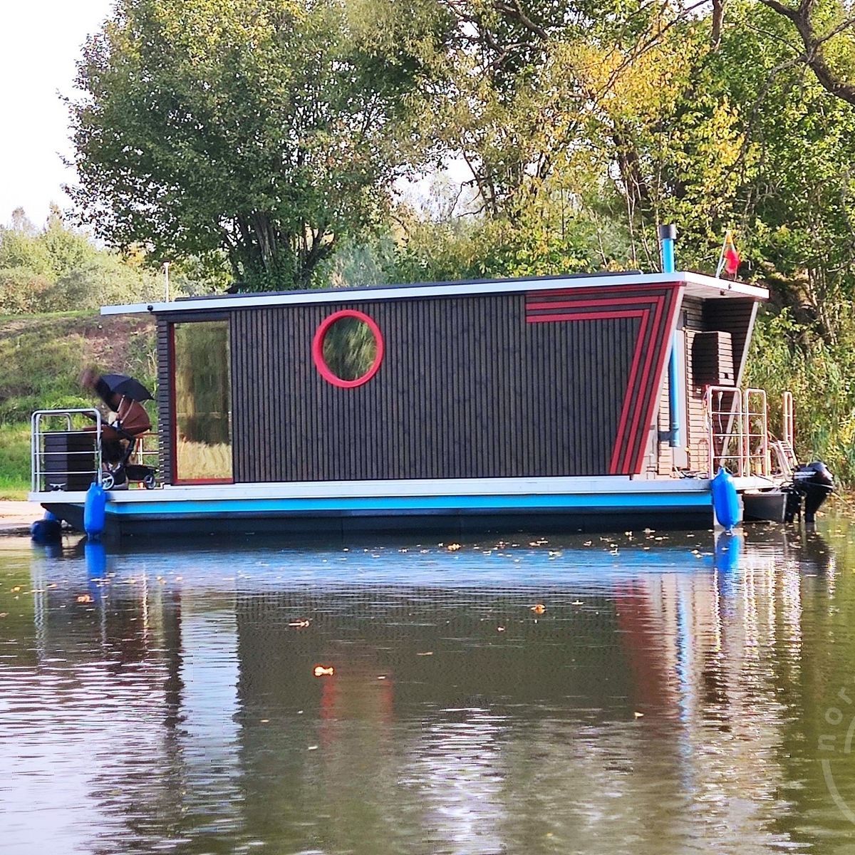 Outboard houseboat - Eco18 - HOUSEBOAT - LPG / fishing / aluminum