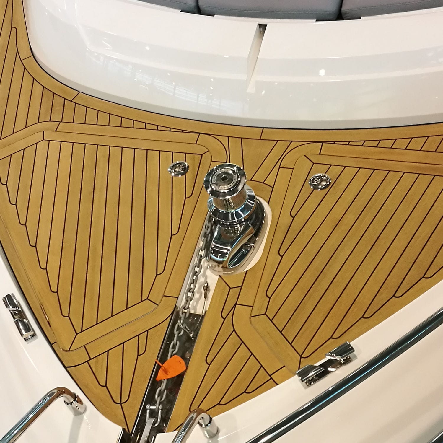 Non-slip boat decking - Baltic teak, UAB - teak slat / teak-effect ...