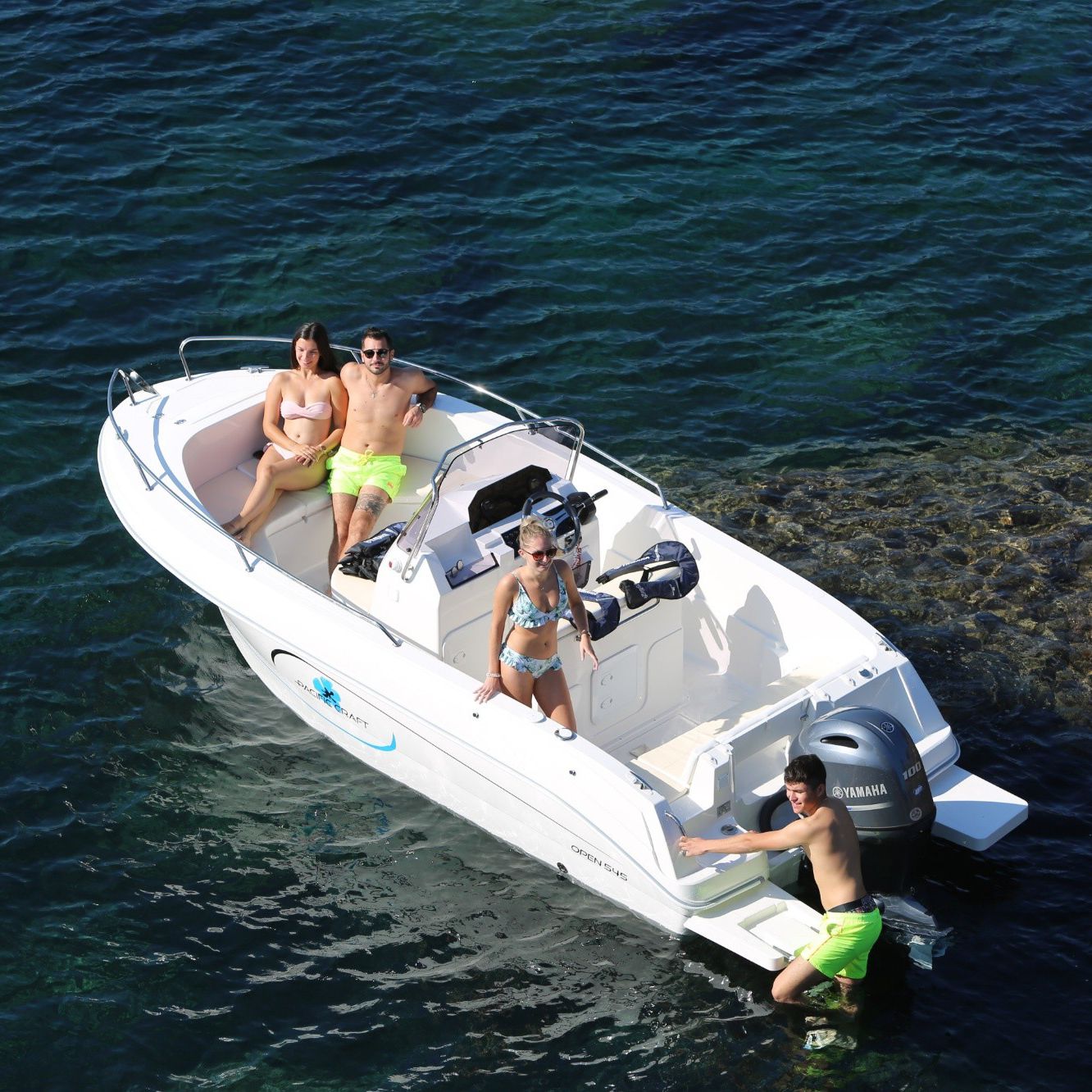 Outboard center console boat - 545 - Pacific Craft - 6-person max ...