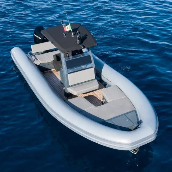Outboard inflatable boat - RH 800 - Novamarine - rigid / center console ...
