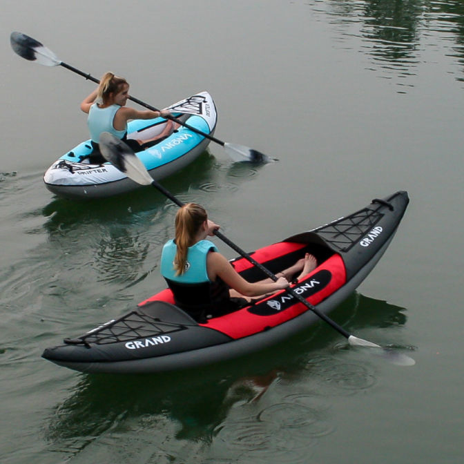 Inflatable kayak - GRAND - Akona - fishing / sea / adult