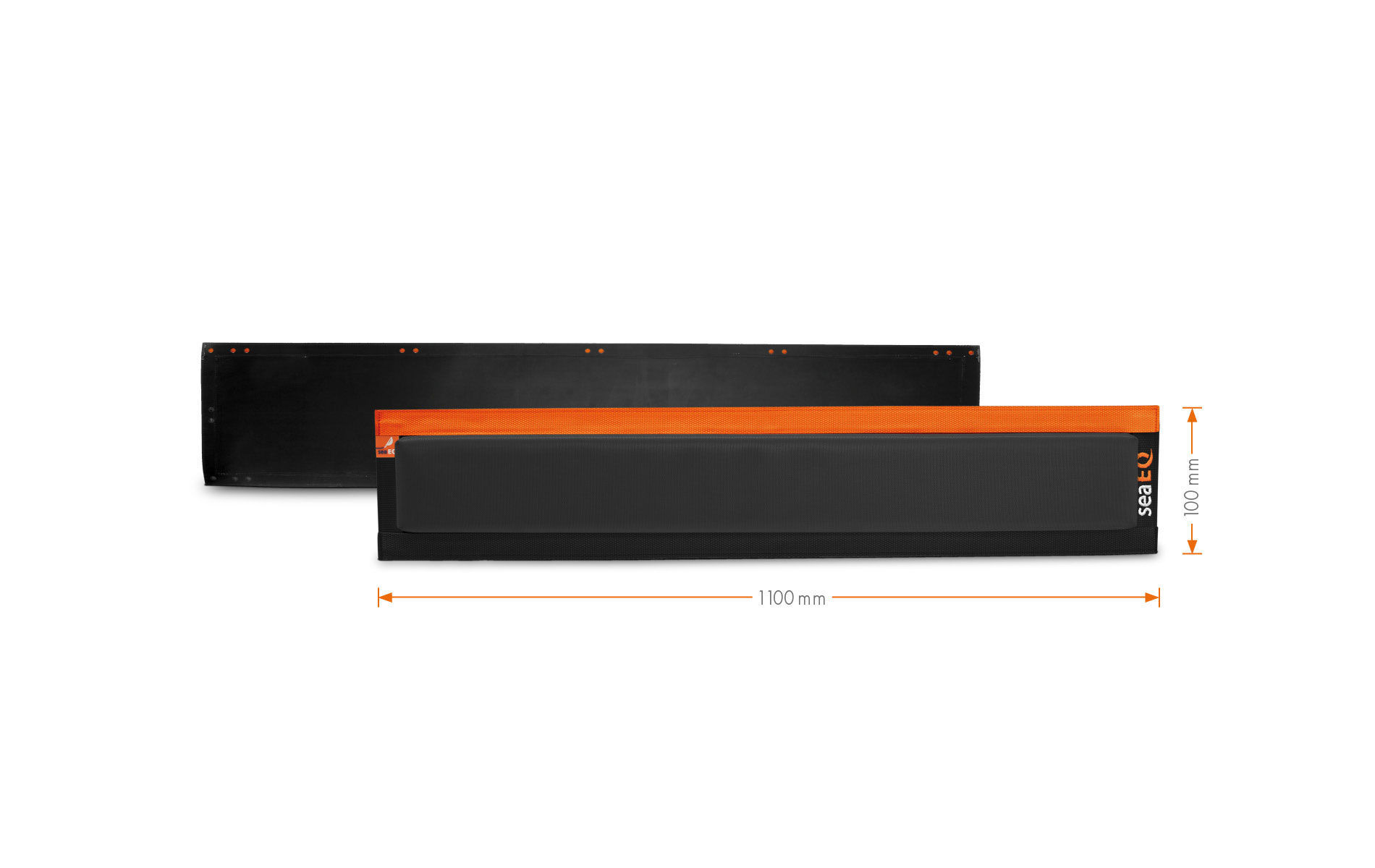 Marina fender - DF 110/10 - seaEQ - dock / rectangular / foam-filled