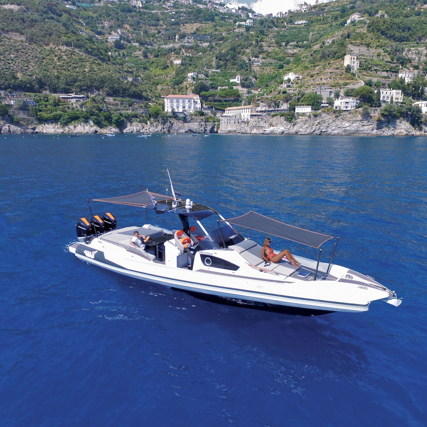 Outboard inflatable boat - MITO 40 - MVMARINE SRL - triple-engine ...