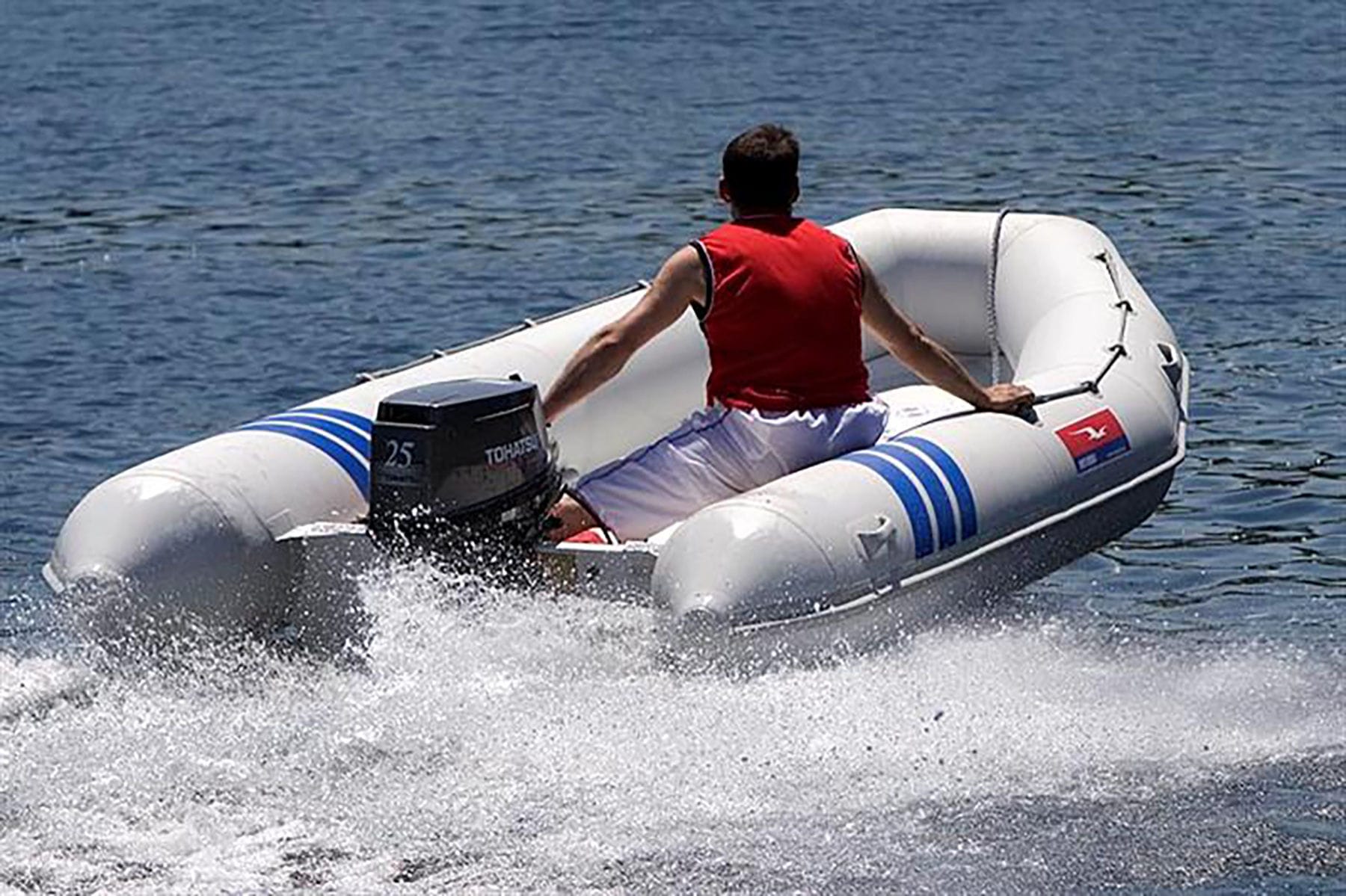 Outboard inflatable boat - PL-42 - TarponPro - rigid / open / center ...