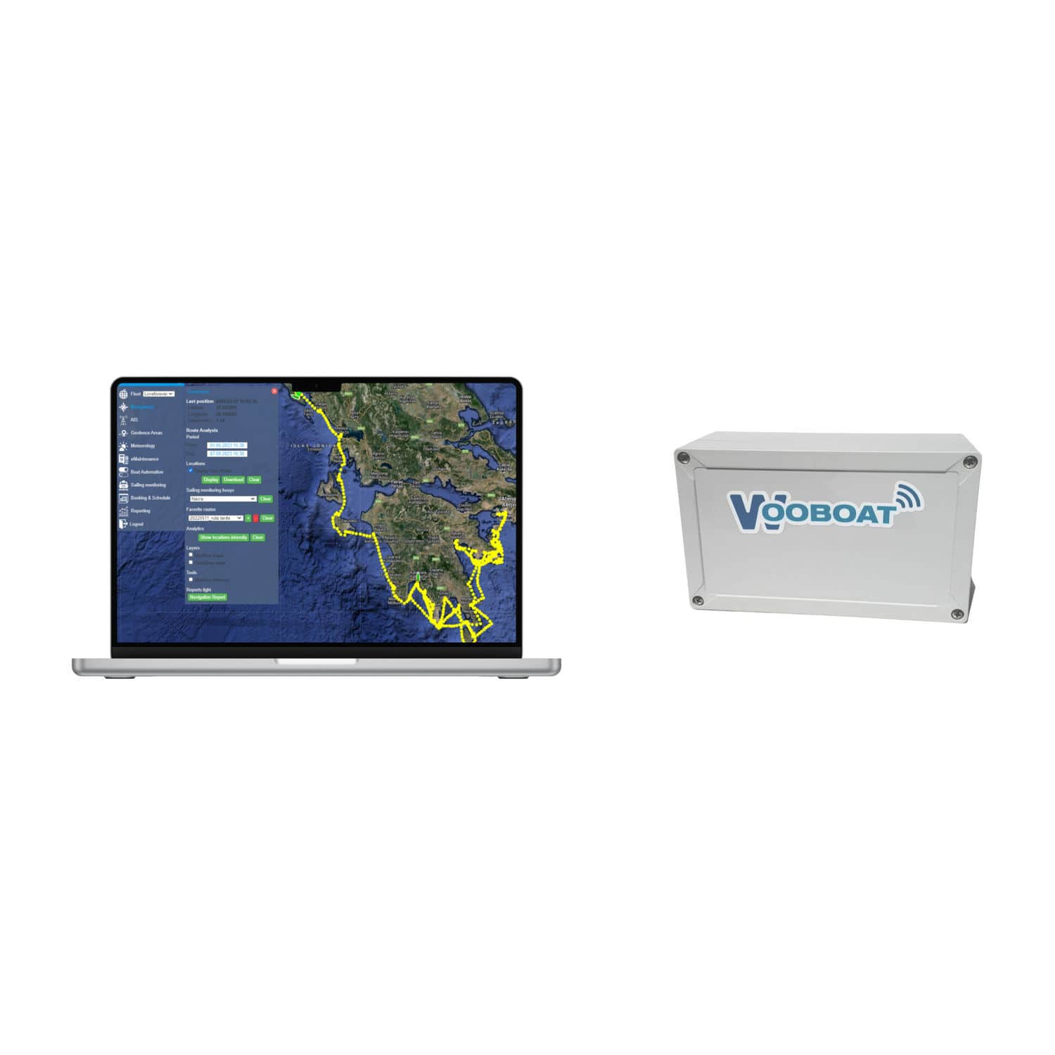 Boat position and tracking system - Woobox - WOOBOAT - for yacht / for ...
