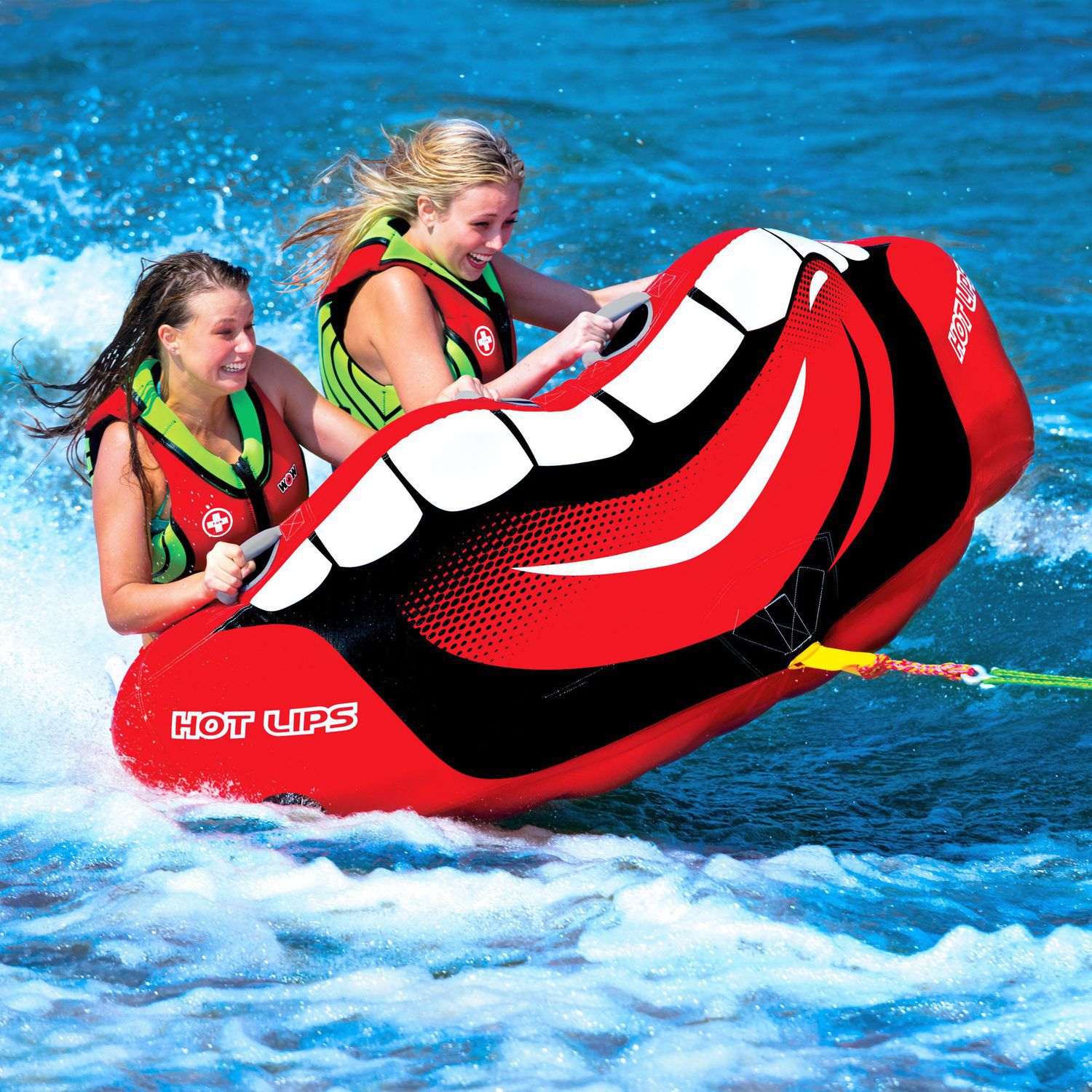 2-person max. towed buoy - HOT LIPS - WOW World of Watersports