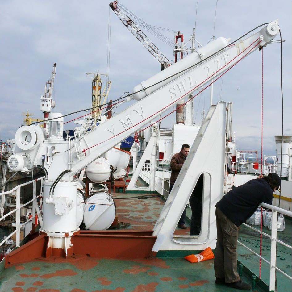 Ship davit - YMV-RC/ - YMV CRANE AND WINCH SYSTEMS - for boats / for ...