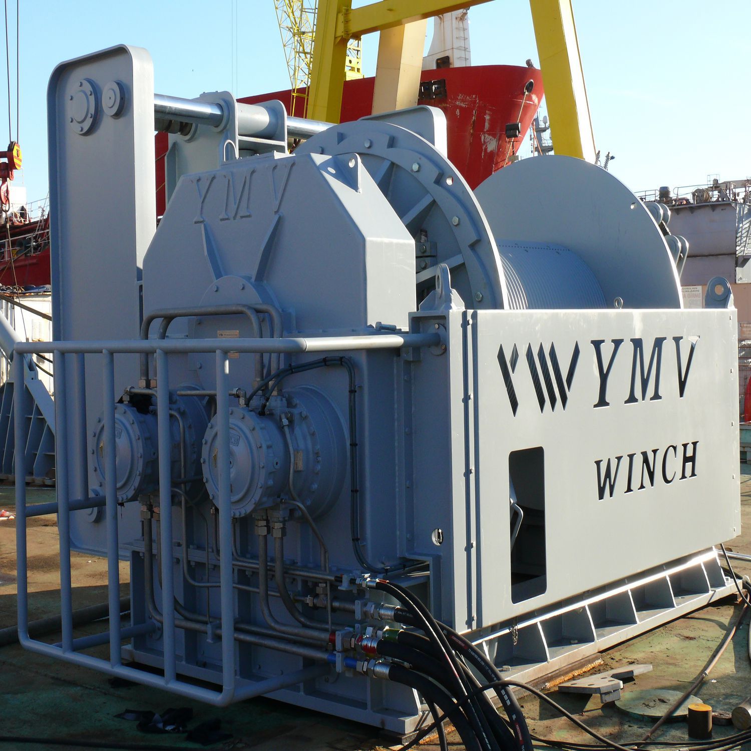 Active heave compensation winch - YMV-AHCW/ - YMV CRANE AND WINCH ...