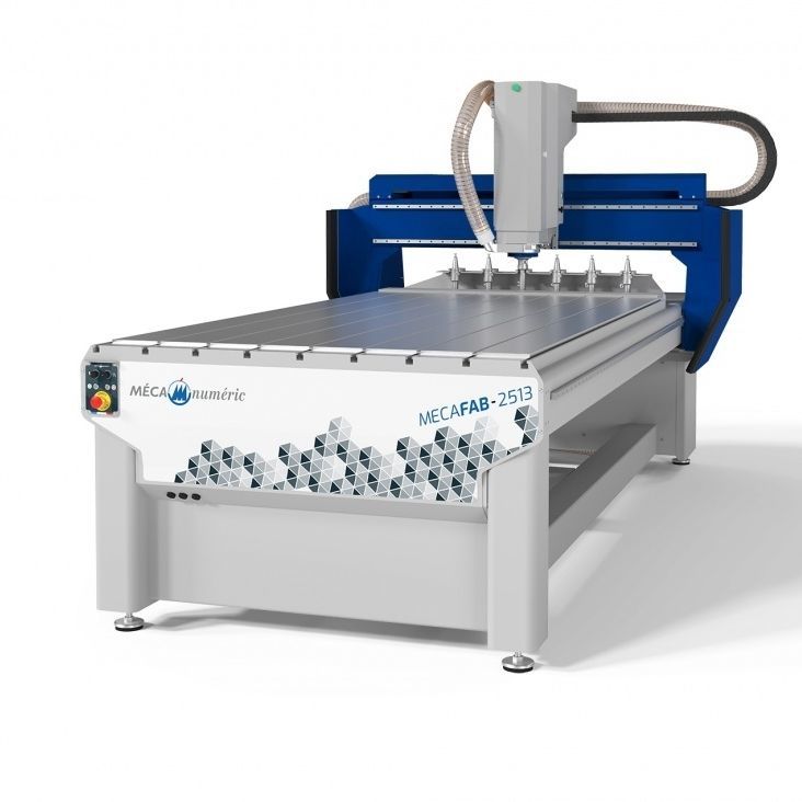 CNC machining center - MECAFAB - MECANUMERIC - automatic / 3-axis / brass