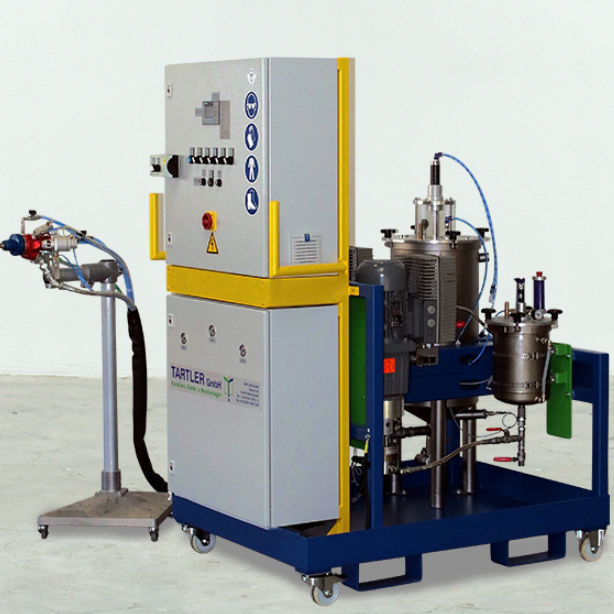 Mixing and dispensing machine - NODOPUR 2K Light Eco - TARTLER GMBH