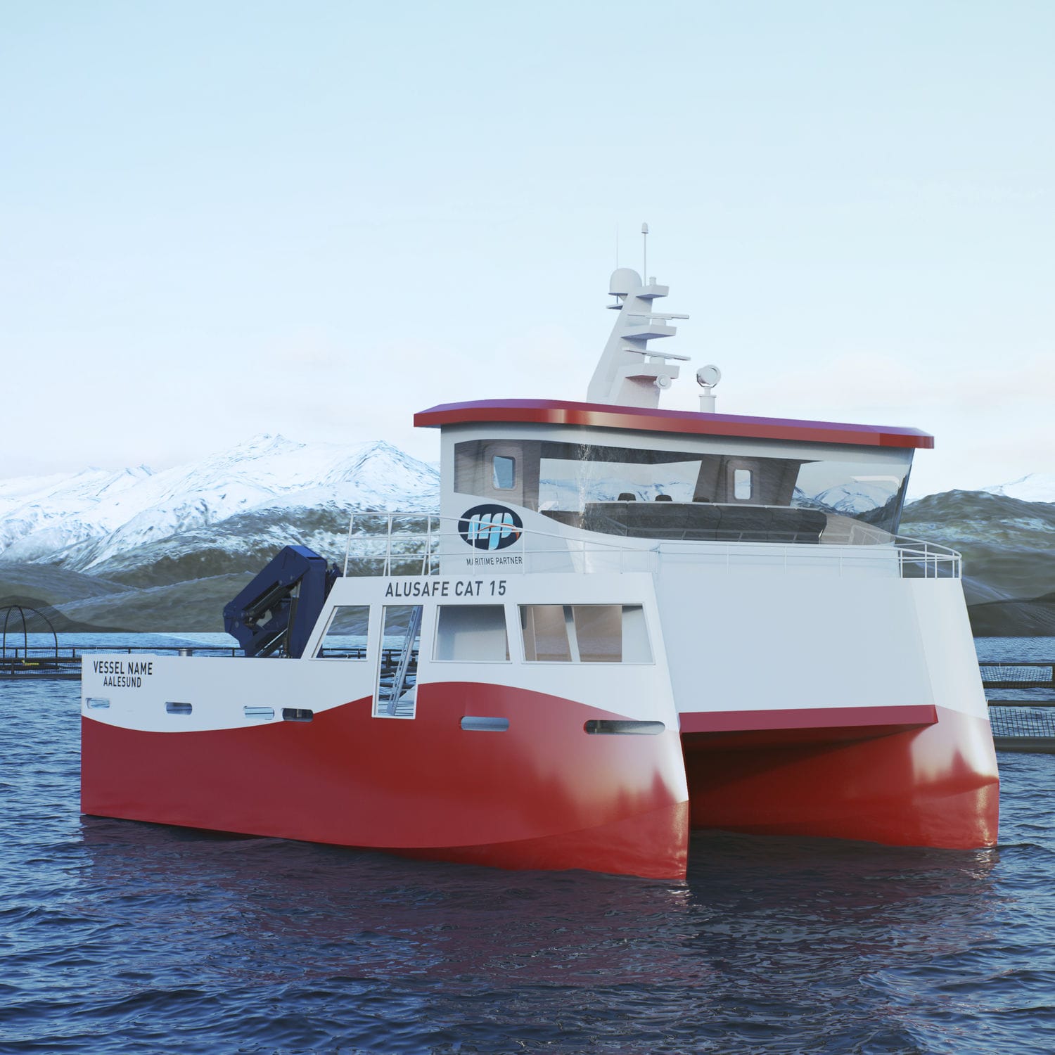 Work boat - ALUSAFE CAT 15 - Maritime Partner AS - catamaran / inboard ...