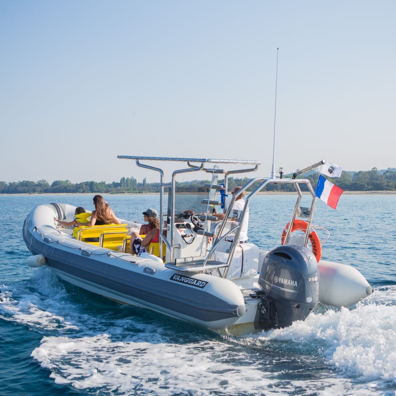 Outboard inflatable boat - DR-830 - Vanguard International - rigid ...