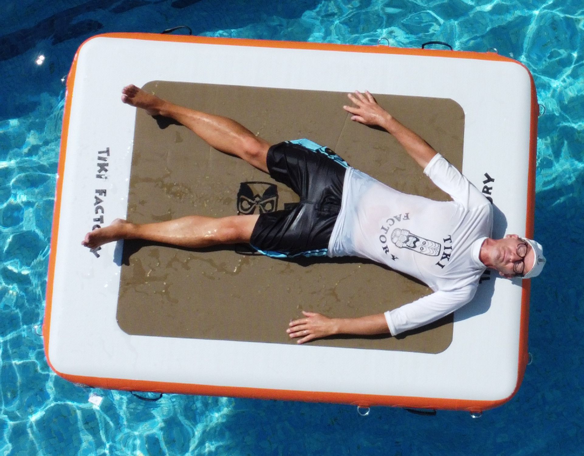 Floating platform - SMALL - TIKI FACTORY - inflatable / marine / PVC