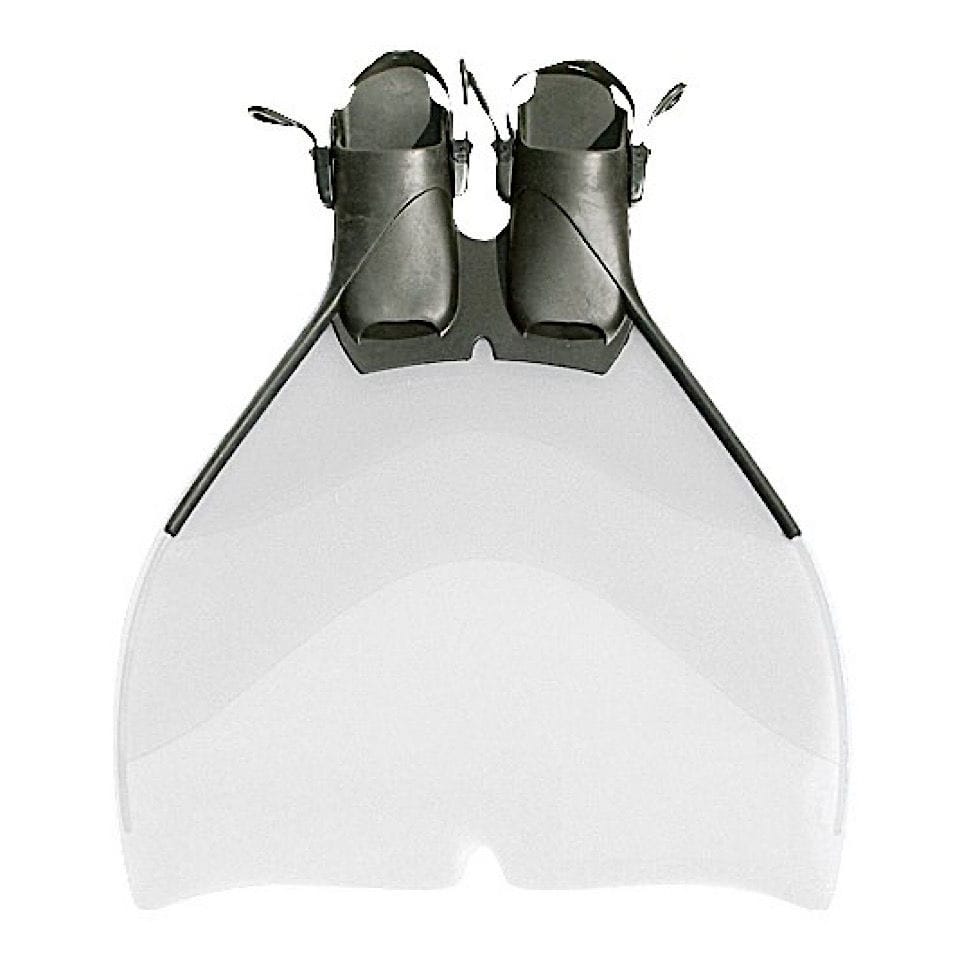 Dive monofin - minos - TIKI FACTORY - rubber / adjustable / white