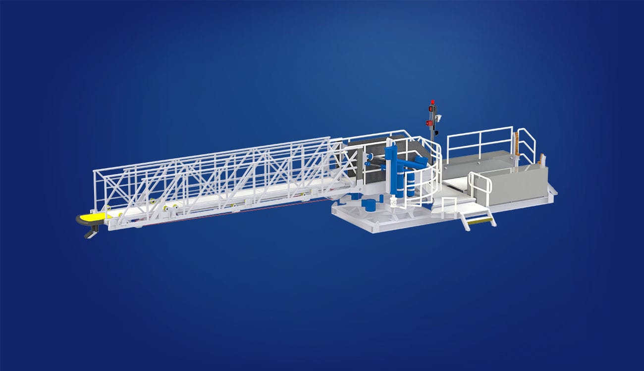 Offshore service vessel gangway - L-Type - Ampelmann - telescopic ...