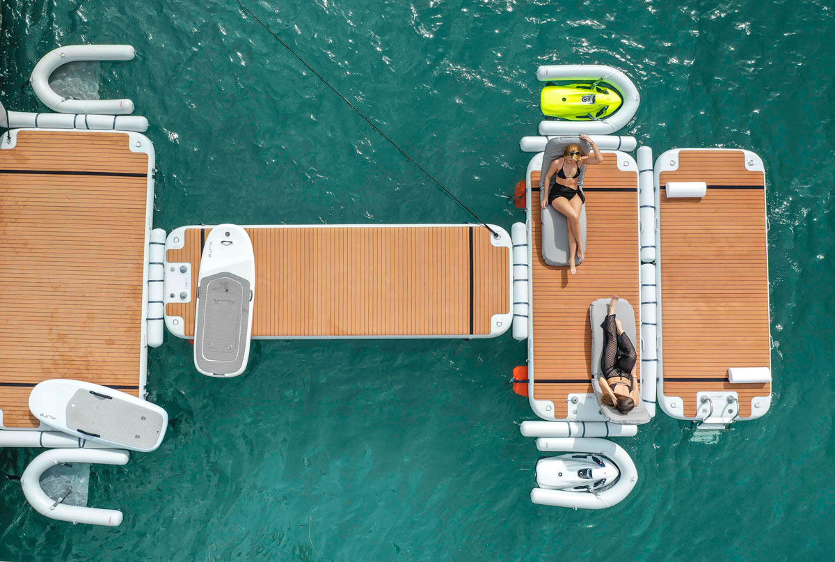 Modular dock - C-Dock - NautiBuoy Marine Ltd - temporary mooring / for ...