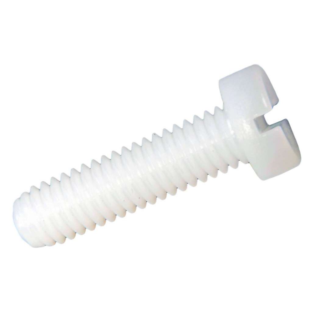 Pan head screw - VTC series - PANOZZO S.R.L. - slotted / nylon