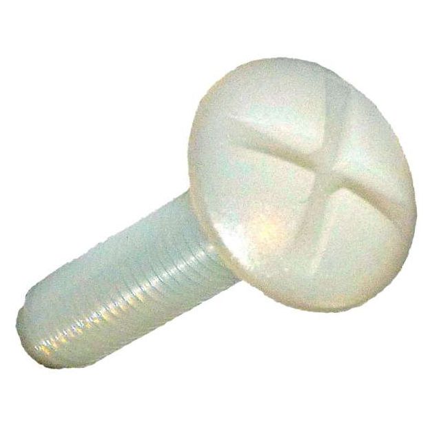 Cruciform screw - VTF-M series - PANOZZO S.R.L. - slotted / nylon