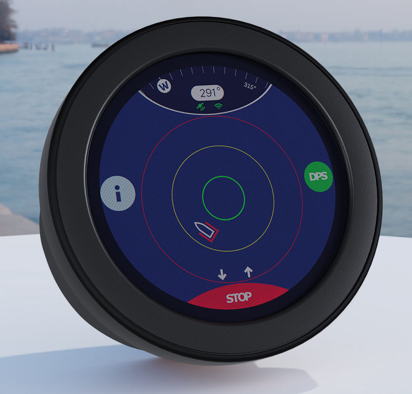Dynamic positioning system - DOCKMATE - for boat