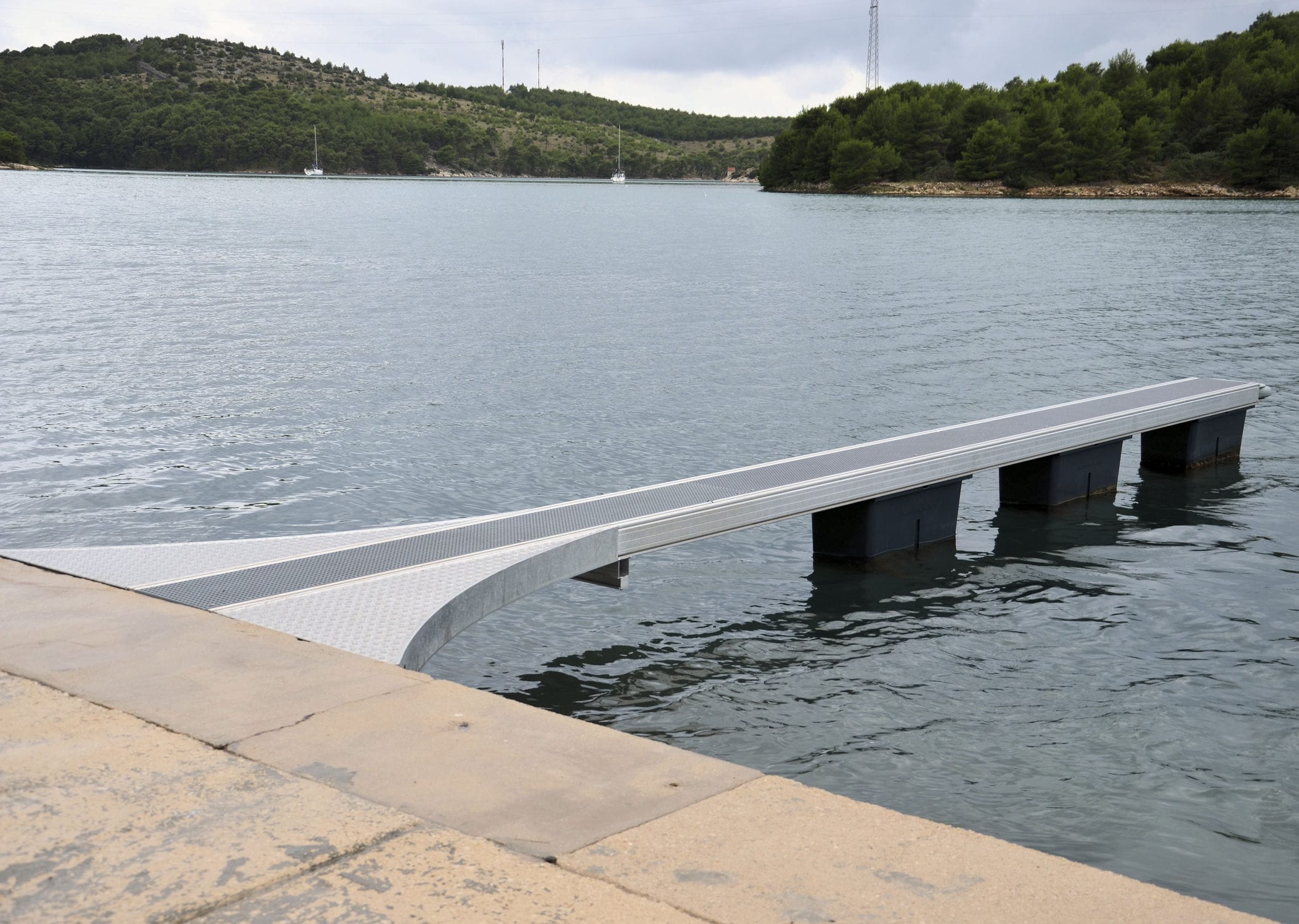 Aluminum dock finger - jetty - Karl Innovation