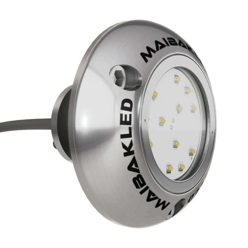 Underwater boat light - M_12 - MAIBAK LED - for yacht / LED / surface-mount